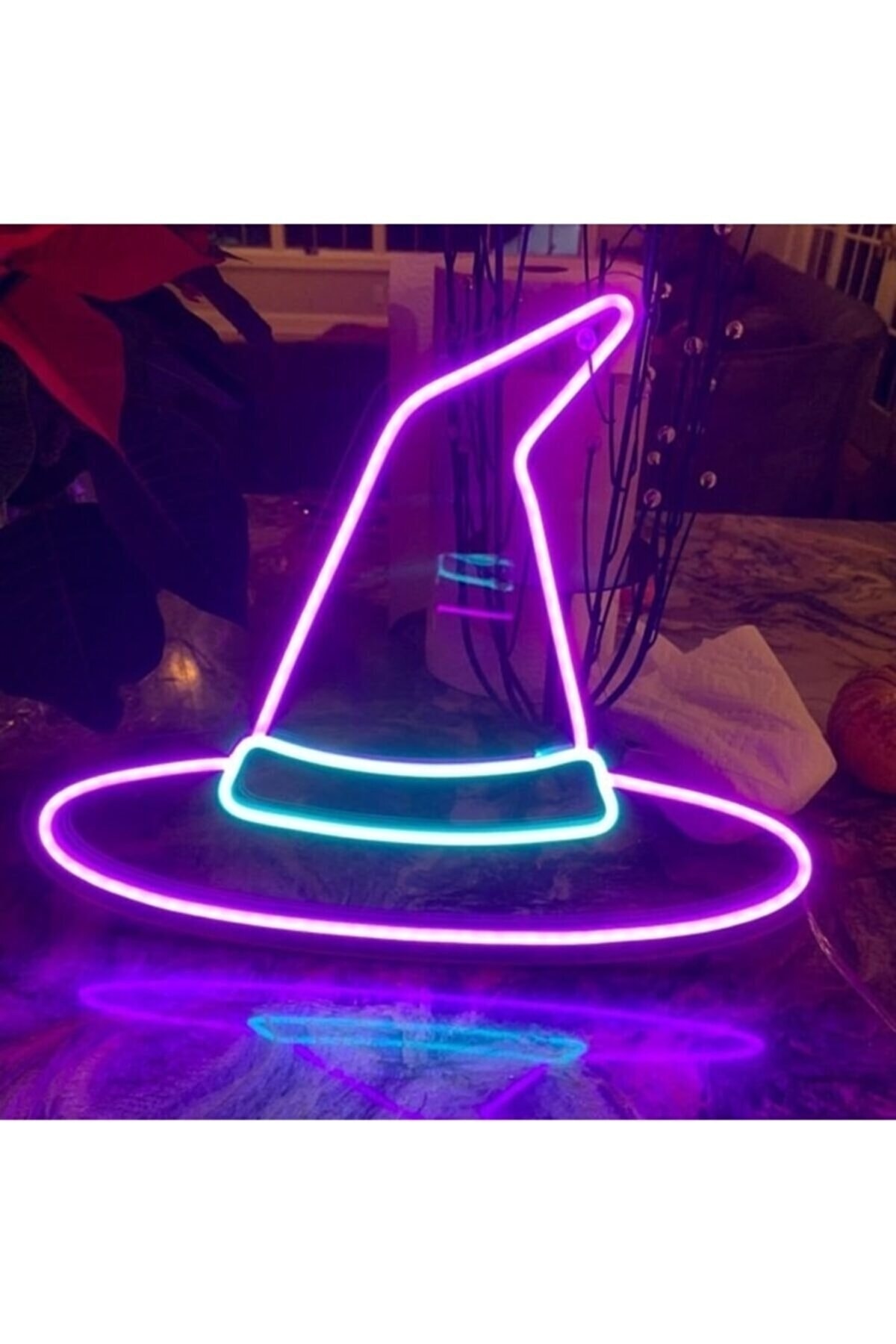 Harry Potter Şapkası Neon Led Işıklı Tablo